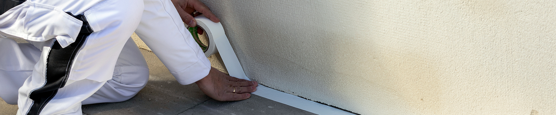 Verputzerband 480 weiß - Robust, sicher und stabil